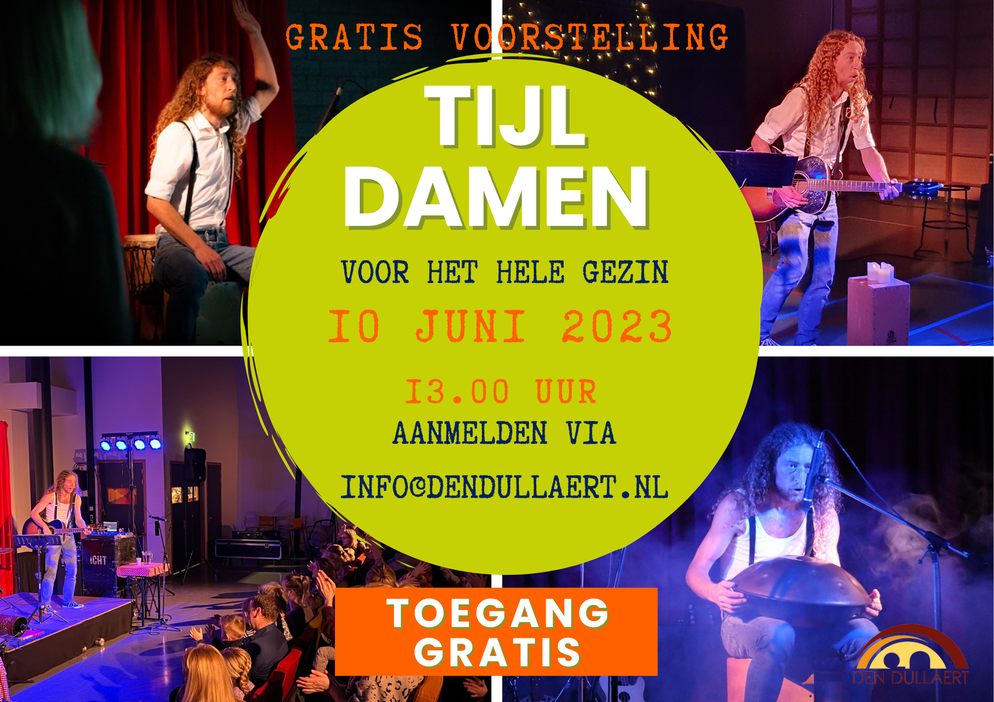 Gratis Theatervoorstelling 'Tijl Damen speelt met publiek!' | Hulst